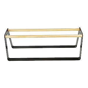 Mind Reader Shoe Rack, Slipper Rack, Shoe Organizer Stand for Heels and Sneakers, Black