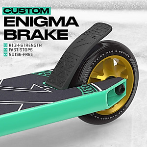 Fuzion X-5 Pro Scooter - Trick Scooter for Kids 8 Years and Up - Pro Scooters for Teens - Best Stunt Scooter for BMX Scooter Tricks (Teal Green)