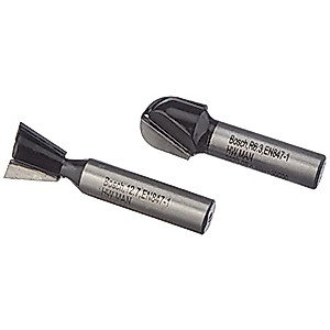 Bosch 2607019463 Routing Drill Bit Set of Cemented Carbide 8mm 6 Pcs