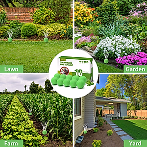 MAGIC CAT Mole Repellent for Lawns, 10 Pack Natural Castor Oil Vole Repellent Outdoor Pet Plant Safe, Gopher Repellent Mole Deterrent to Keep Mole Vole Groundhog Out of Your Lawn Yard Garden