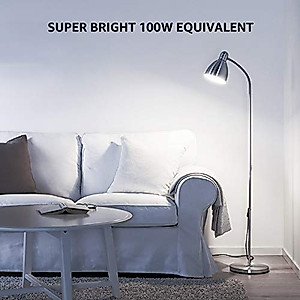 LE 100W Equivalent LED Light Bulbs, 14W 1500 Lumens Daylight White 5000K Non-Dimmable, A19 E26 Standard Base, 10000 Hour Lifetime, Pack of 6