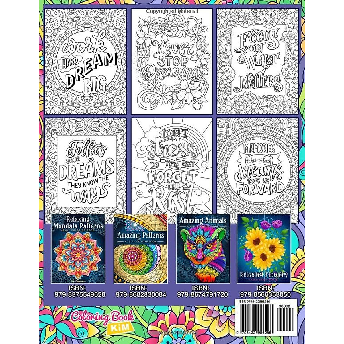 Hey You're So Great: Inspirational and Motivational Coloring Book. Positive Quotes and Stress Relief for Adults.
