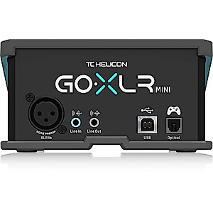 TC Helicon GoXLR MINI Online Broadcast Mixer with USB/Audio Interface and Midas Preamp, Officially Supported on Windows