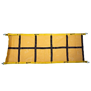 Mytee Products 2"x98.5" Pallet Rack Safety Nets for 8 ft Pallet Bays - 2400 lbs Breaking Strength Rack Safety Netting for Holding Pallets in Place - Warehouse Storage Shelving Accessories