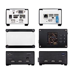 Jeankak Mister FPGA Metal Housing Kit, 32Mb SDRAM Board with Tutorial, USB Hub V2.1 Io Board Metal Housing Set for Simulates Game Consoles, Computers, and Arcade Boards
