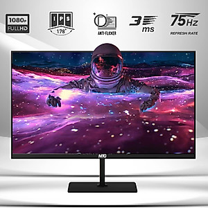 TechMagnet Computer Desktop PC, Intel Core i5-6500, Siwa 6, New MTG 24 Inch Monitor, 16GB RAM, 1TB HDD, 1GB Graphic Card, RGB Keyboard Mouse and Speaker, Webcam, WiFi, Windows 10 Pro (Renewed)