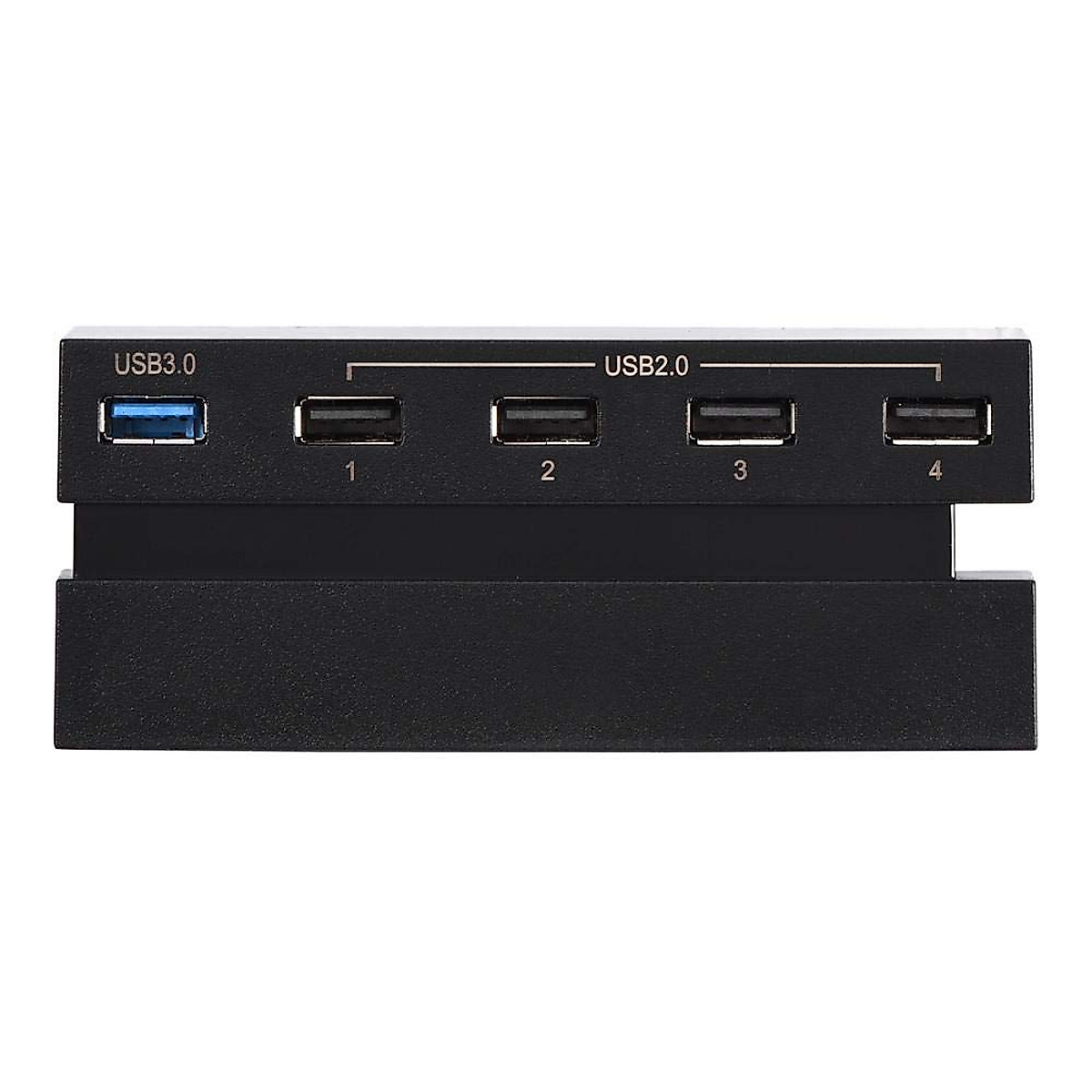 Bewinner USB Hub for PS4, 5 Ports/Multi-Ports/Low /Easy Installation/Stylish Hub ABS Hub for PS4 Game Console with USB 3.0 and USB 2.0 Port