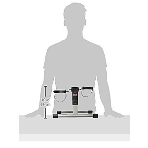 Drive Medical RTL10273 Deluxe Folding Pedal Exerciser with Electronic Display for Legs and Arms, Under Desk Bike Pedal Exerciser, Fully Assembled, No Tools Required, Black