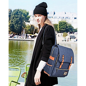 Slim Laptop Backpack for Women, Fashion Travel Rucksack College School Bookbag