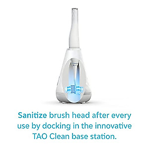 TAO Clean Sonic Electric Toothbrush Replacement Heads (3-Pack) – Replacement Heads for the TAO Clean Electric Toothbrush and Docking Station, White