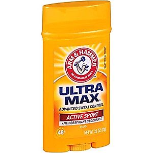 ARM & HAMMER ULTRAMAX Anti-Perspirant Deodorant Active Sport 2.60 oz ( Pack of 6)