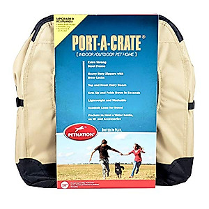 Petnation 610 Port-A-Crate Indoor and Outdoor Home for Pets, 28-Inch