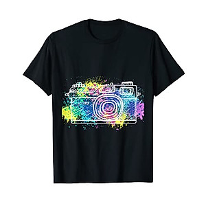 Photographer Splash Camera Photography Photo Lense Lover T-Shirt