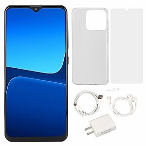 Unlocked 4G Cell Phone 6.54 Inch Screen,12, 8GB RAM 256GB ROM, 32MP 16MP Camera, GPS Navigation,Screen, Facial Unlocking (US Plug)