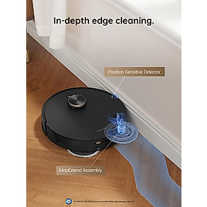 dreame L20 Ultra Robot Vacuum and Mop with Mop-Extend, Auto Mop Removal & Raising, Washing and Drying, 7000Pa Suction, Self-Emptying, Self-Refilling, AI Obstacle Avoidance