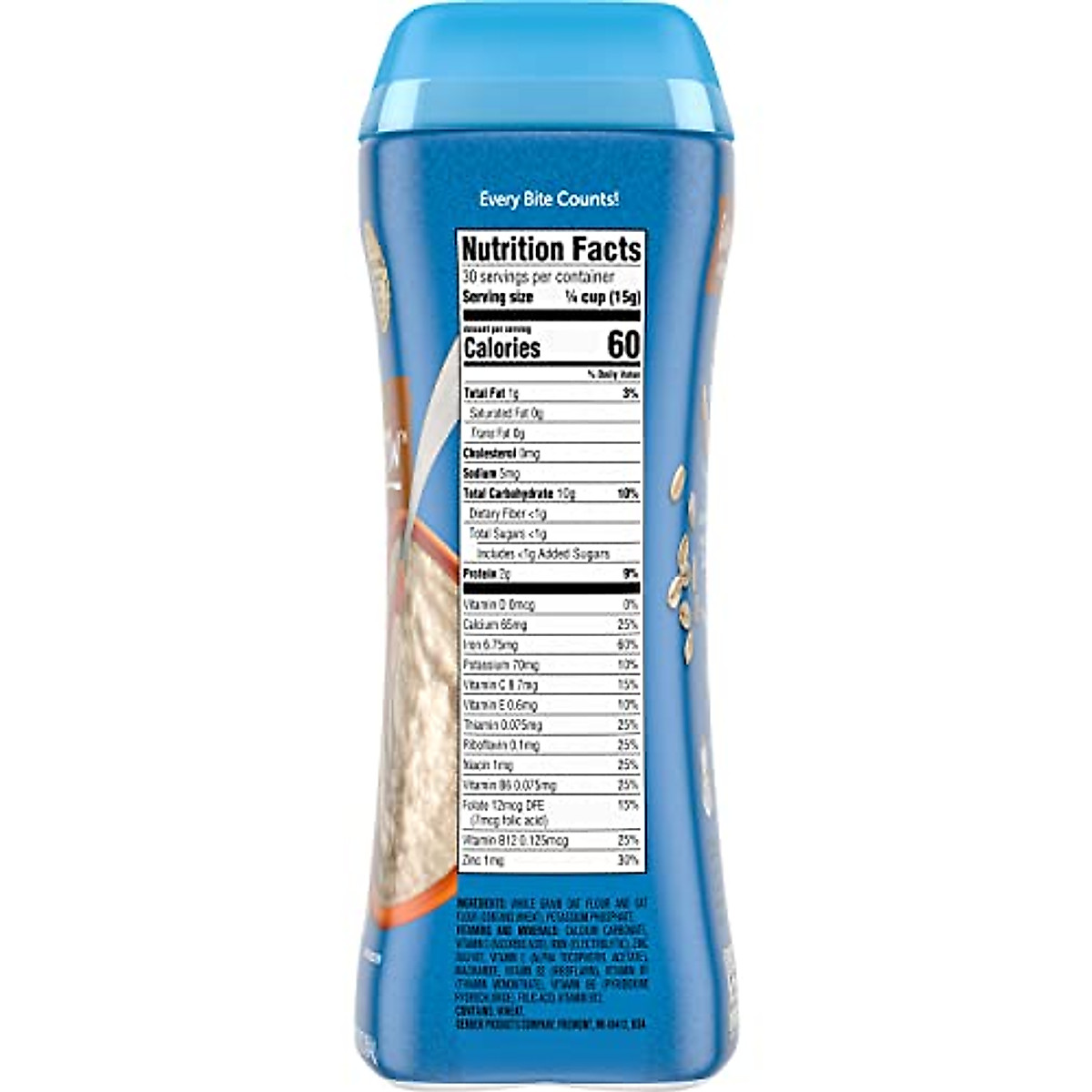 Gerber+Single+Grain+OATMEAL+CEREAL+16oz+(Pack+of+5)