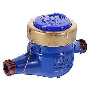 ULTECHNOVO Garden Water Meter Engineering Water Meter Rit Synthetic Water Table Home Use Water Meter Dn15 Horizontal Water Meters Water Flow Meter Water Tablr Water Tabke Water Tablw
