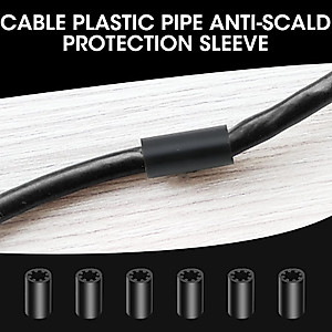 Jawfait 10Pcs Screw Drive Coupler Part for LiftMaster, Garage Door Opener Coupler Sprocket Parts, Black Shock-Absorbing Rubber Sleeve Compatible with LiftMaster Chamberlain Garage Door Opener