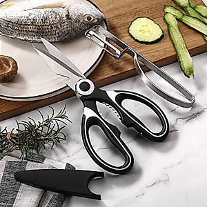 Kitchen Scissors Set ,SinYe Kitchen Scissors with Peeler