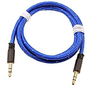 Aux Audio Cable Compatible with Amazon Fire 7 Kids Edition (2019 Release), Kindle Fire HDX 8.9 (2013 Release),7 (2013 Release) - 3.5mm Adapter Car Stereo Aux-in Cord Speaker Jack Wire