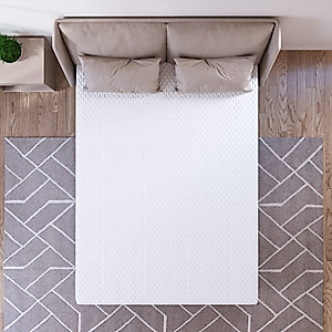 BedStory 4 Inch Firm Mattress Topper Queen Size, Gel Memory Foam Mattress Topper for Pressure Relief, Non-Slip Design Bed Topper with Removable & Washable, Cooling Mattress Pad, CertiPUR-US Certified