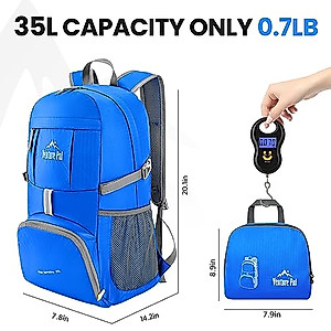 Venture Pal 35L Ultralight Lightweight Packable Foldable Travel Camping Hiking Outdoor Sports Backpack Daypack