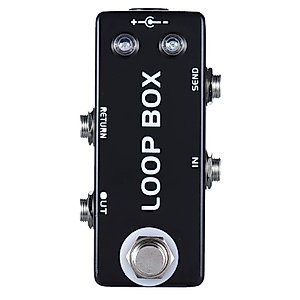 YMUZE Moskyaudio Mini Loop Box Guitar Effect Pedal with Channel Selection True Bypass