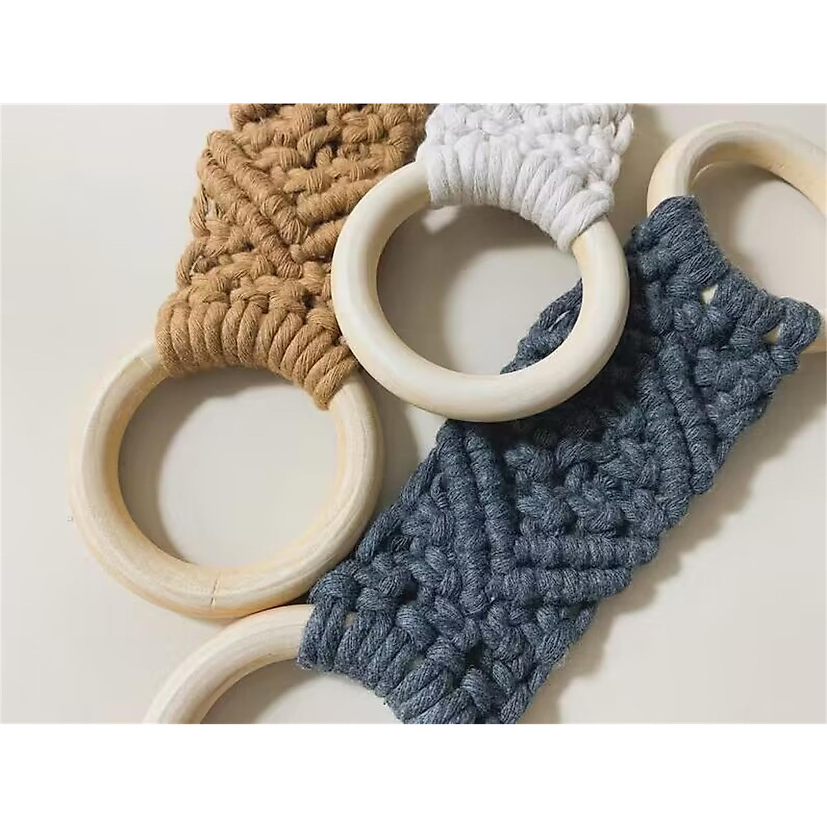 Macrame Kitchen Towel Holder, Macrame Knit Hanging Kitchen Towel Holder, Macrame Towel Holder Ring, Macrame Towel Holder Ring, Macrame Towel Holder