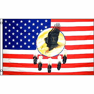 USA Dream Catcher Flag 3x5ft Poly