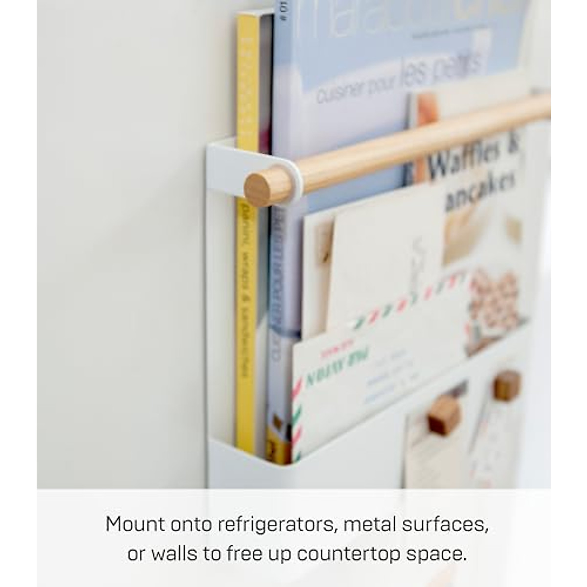 YAMAZAKI home Book Rack, White