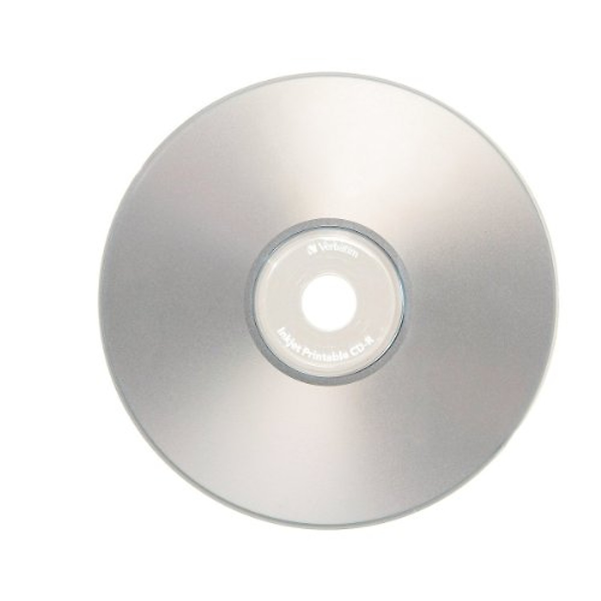 Verbatim CD-R 700MB 52X Silver Inkjet Printable - 50pk Spindle, 50-Disc (95005)