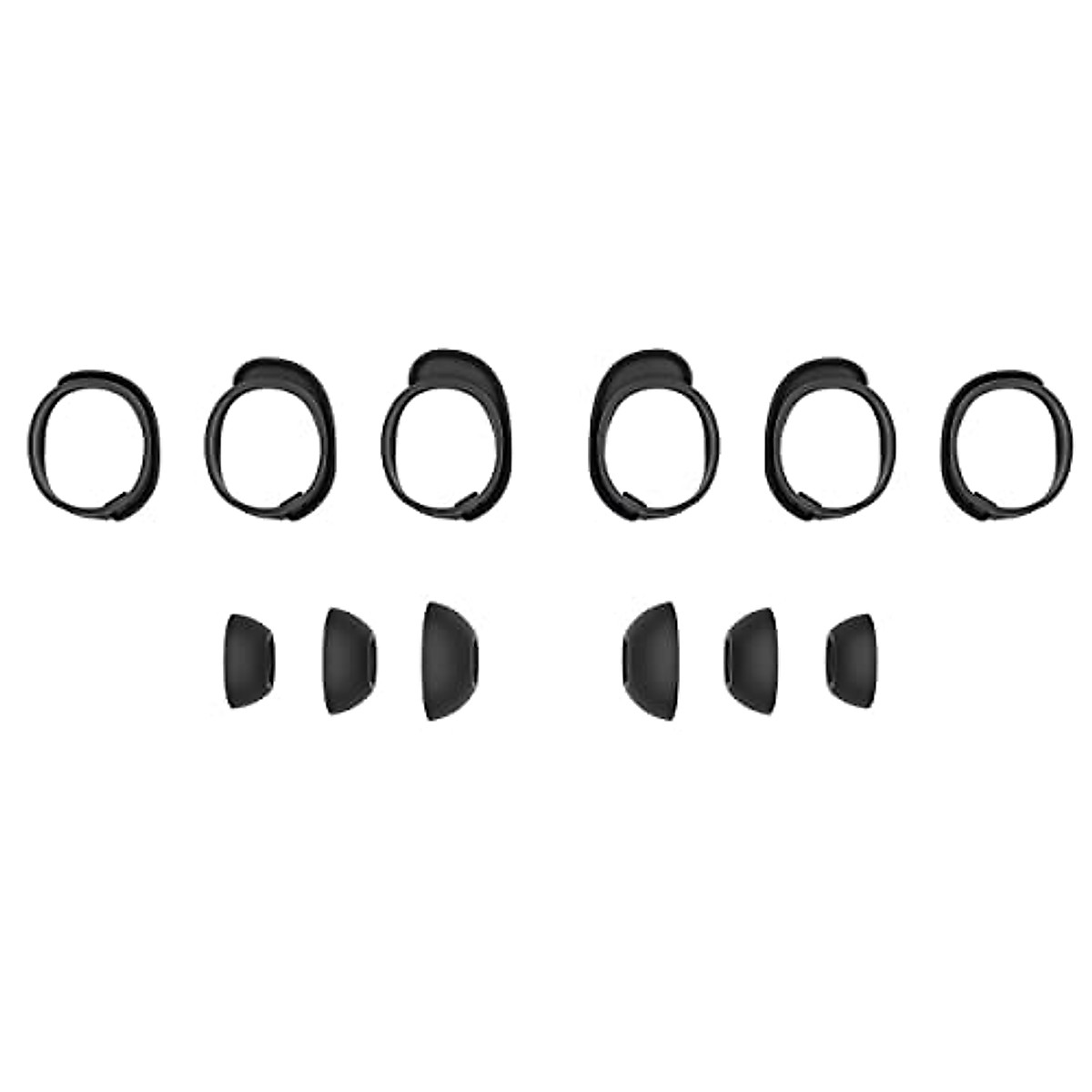 Bose QuietComfort Earbuds II, Triple Black with Fit Kit