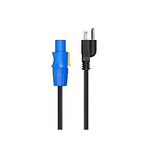 Monoprice NEMA 5-15p to powerCON Connector Cable - 1.5 Feet, 16AWG, With SJT-Rated Jacket - Stage Right Series