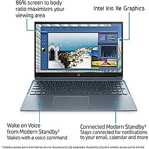 HP Newest 15 Pavilion Laptop, 15.6" Full HD Touchscreen, 12th Gen Intel Core i7-1255U Processor, 16GB RAM, 1TB SSD, Backlit Keyboard, Wi-Fi 6, HDMI, Windows 11 Home, Blue