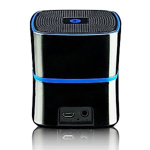 Turcom TS-450 5 Watt Power Enhanced Bass Portable Wireless Bluetooth Speaker, with Latest Bluetooth 4.0 Technology, 8-12 Hour Playtime, Rechargeable Lithium-Ion Battery, Built-in Digital Microphone, Premium Zinc Alloy Shell Speaker, Titanium Gray