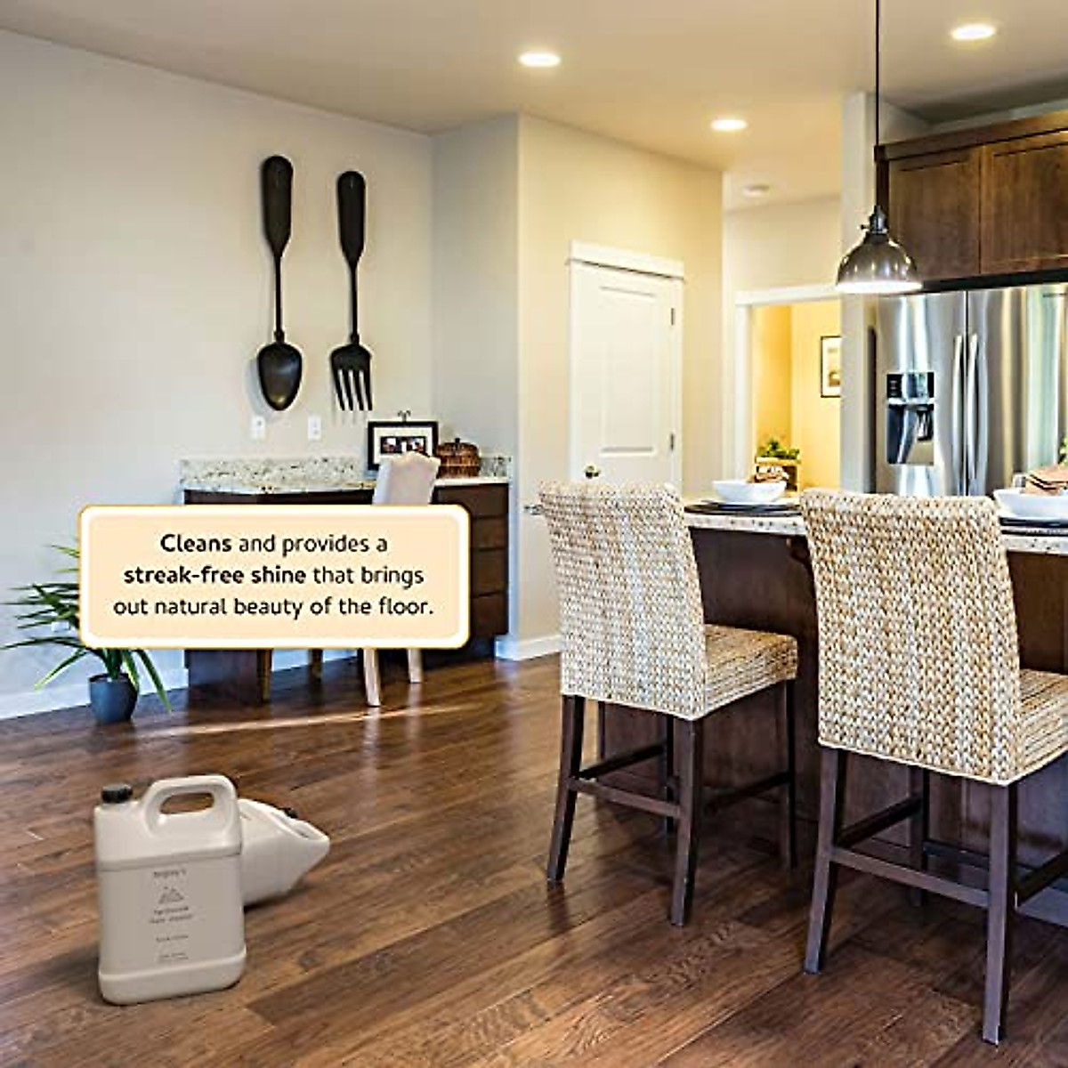 Begley's Natural Hardwood Floor Cleaner - 24oz Wooden Floor Cleaner Spray Bottle - Wood Floor Cleaner - Hardwood Cleaner - Pet Safe Floor Cleaner for Mopping - Citrus Scent Pet Friendly Floor Cleaner