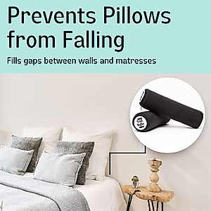 Headboard Stoppers for Wall - Soft Bed Stabilizer against Wall with NO Screws or Holes - Simple Wall Protector Anti Shake Headboard Fix - Noise Free Bed Frame Furniture Bumper - 2 Pack USA Wall Buffer