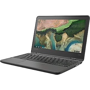 Lenovo 11.6" 300e Chromebook Touchscreen LCD 2 in 1 Chromebook - MediaTek M8173C Quad-core 2.1GHz 4GB LPDDR3 32GB Flash Memory Chrome OS Model 81H00000US