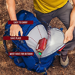 Fire Starter Squares 64 - Fire Starters for Fireplace,Chimney,BBQ Grill,Camping Fire,Wood Stove - Water Resistant and Safe Odourless - Camping Accessories