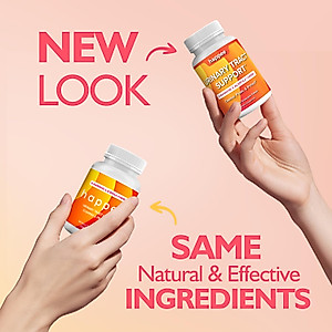 Happee Urinary Tract Health Supplement for Women & Men – Fast-Acting UTI Relief and Prevention, 500mg D-Mannose & Antioxidants, Supports Kidney and Bladder Health, Berry Flavor, 60 Chewables