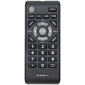 New Remote NS-RC4NA-17 NSRC4NA17 Replacement fit for Insignia LCD TV NS-24D310NA17 NS-24D510MX17 NS-24D510NA17 NS-32D310MX17 NS-32D310NA17 NS-32D311NA17 NS-39D310NA17 NS-40D510MX17 NS-40D510NA17