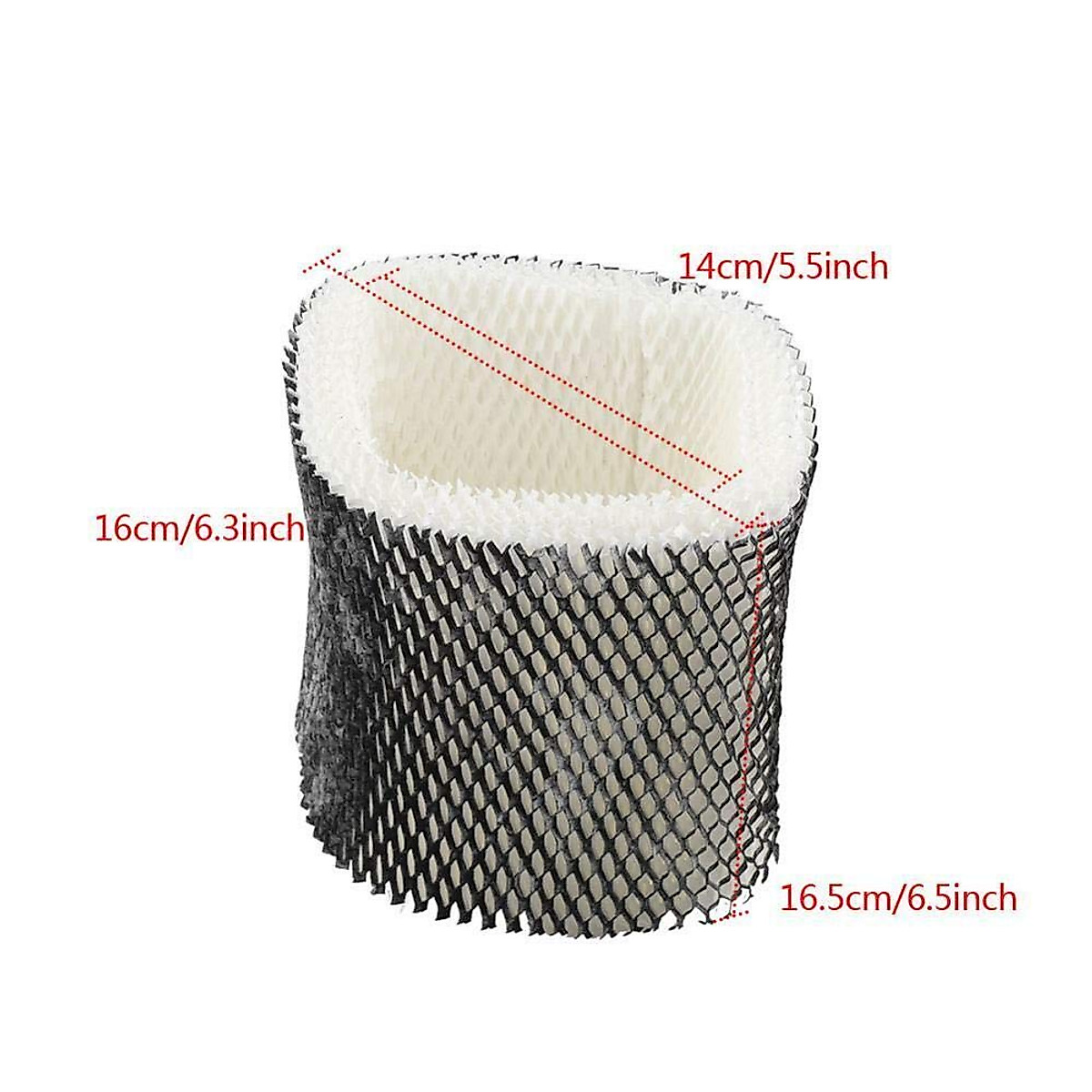 Podoy HWF62 Humidifier Filter Compatible Holmes HM1300 SCM1100 HM1761 HWF-62 Filter Replacement (2 Pack)