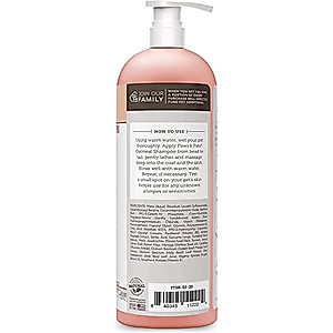 6-in-1 Dog Shampoo and Conditioner for Itchy Skin, Made in USA - 20oz Vet Formula Natural Medicated Best for De-Shedding, Itch Relief, Smelly Odor, Dry Sensitive Skin - Dogs & Cats Oatmeal Pet Wash