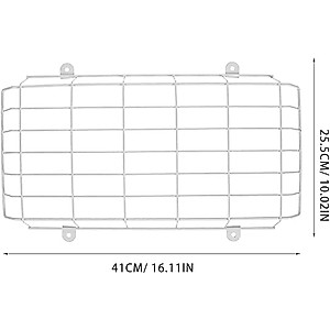 Wire Guard for Exit Sign Emergency Light Metal Wire Guard Damage Stopper Exit Sign Damage Cage Wall Mounted Emergency Signal Protective Cover