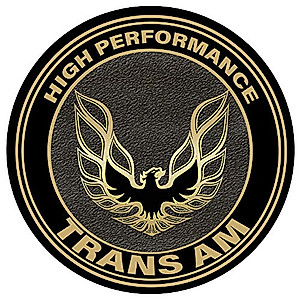 High Perfomance Trans Am Emblem Bird Photograph Reproduction Car Company Garage Signs Metal Vintage Style Decor Metal Tin Aluminum Round Sign Home Décor 8" Sign