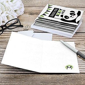 Big Dot of Happiness Party Like a Panda Bear - Baby Shower or Birthday Party Thank You Cards (8 count)