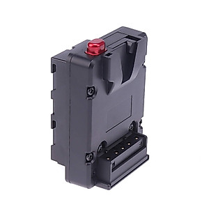 Fotga V-Lock Power Adapter Mount Plate V Mount Battery Plate + NP-F NP-F960 NP-F970 NP-F550 Dummy Battery,D-tap Output for Power Camera Monitor LED Light for Z Cam E2/F6/S6/F8 Video Camera Transmitter