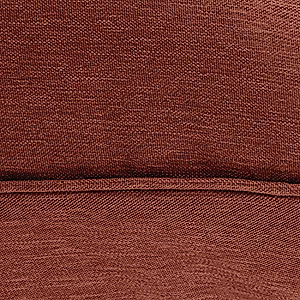 Classic Accessories Montlake FadeSafe Water-Resistant 48 x 18 x 3 Inch Outdoor Bench/Settee Cushion, Patio Furniture Swing Cushion, Heather Henna Red, Patio Loveseat Cushion