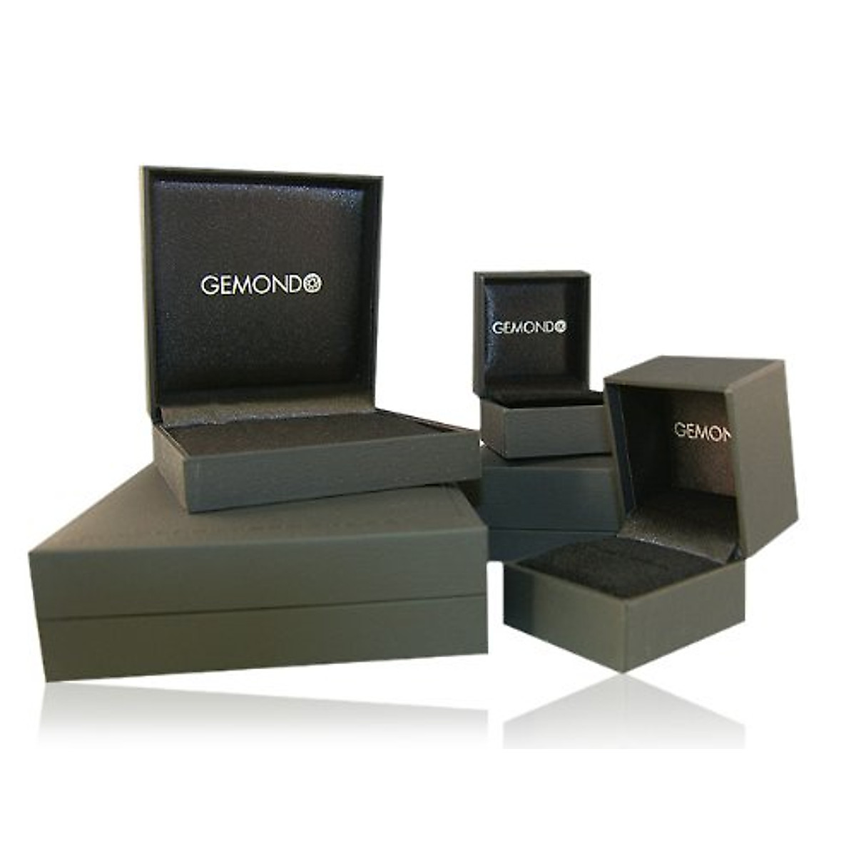 925 Sterling Silver Marcasite & Black Enamel Floral Band Ring