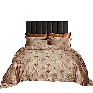 Dolce Mela DM719Q Queen Size Duvet Cover Set, Multi-Color